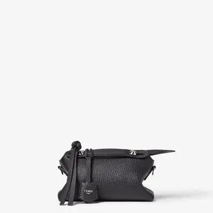Fendi By The Way Soft Mini Black Cuoio Romano Leather Mini-bag - [black]